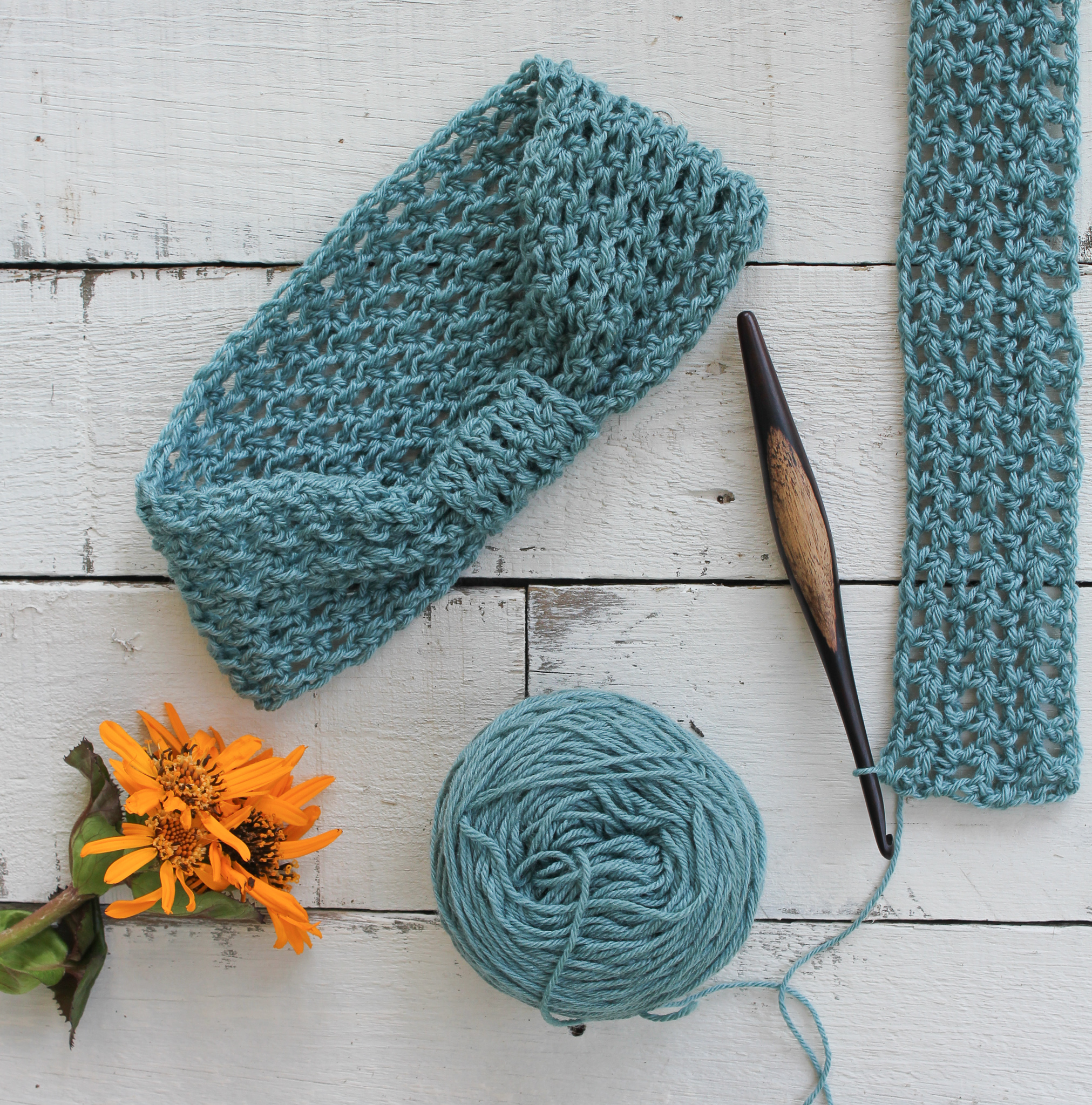 Easy Boho Headband Free Crochet Pattern - The Knotted Nest