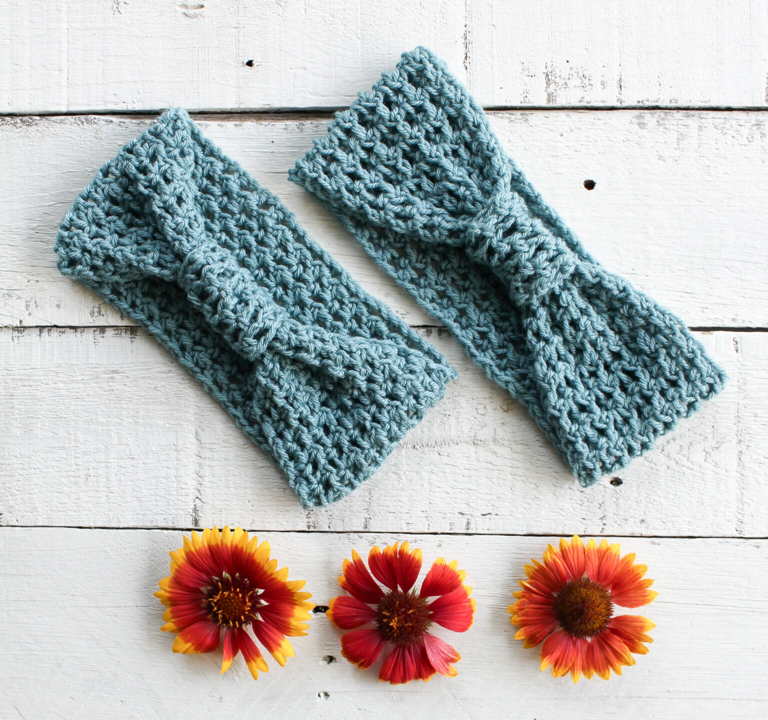 Easy Boho Headband Free Crochet Pattern - The Knotted Nest