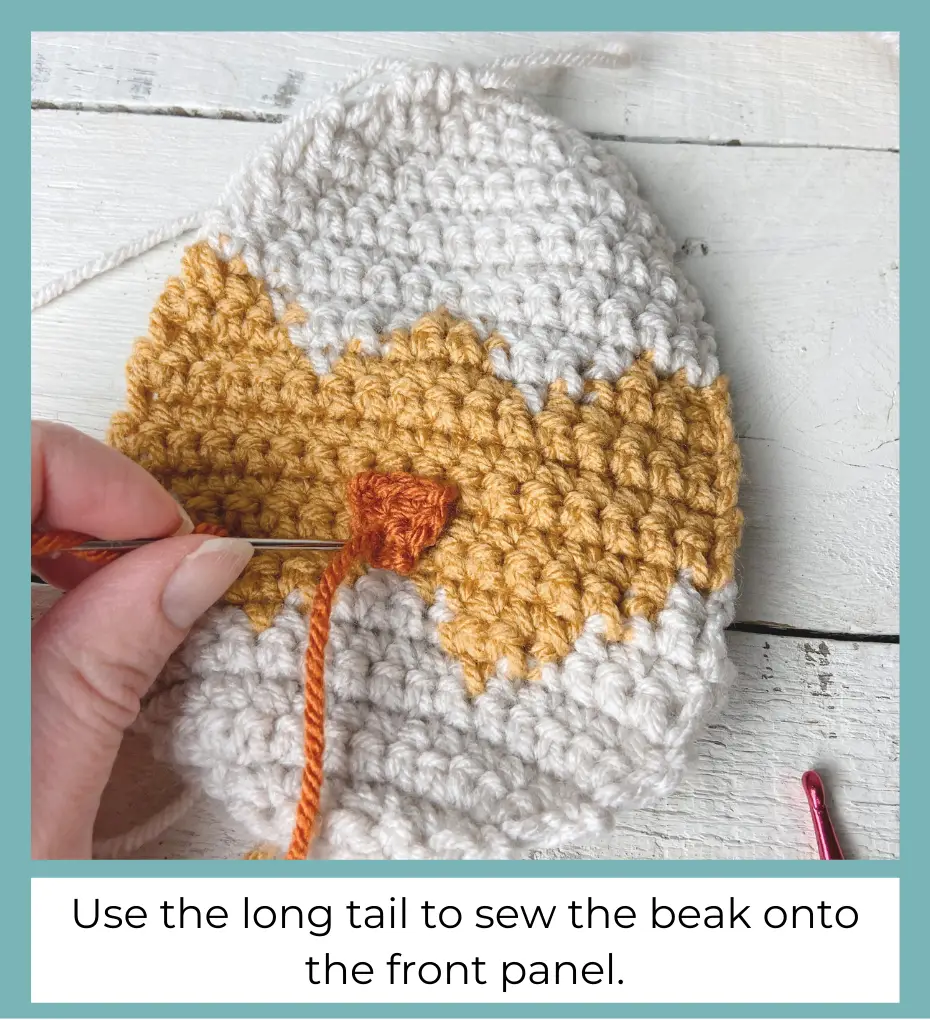 Easy Easter Crochet Chick Garland - Free Pattern - The Knotted Nest